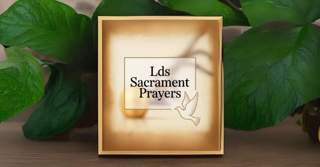 69+ LDS Sacrament Prayers to Touch Your Soul